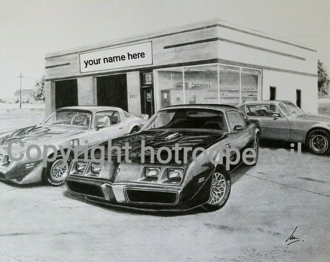 Pontiac Firebird, Trans-am, Formular 1979-1981 Customized Pencil ...
