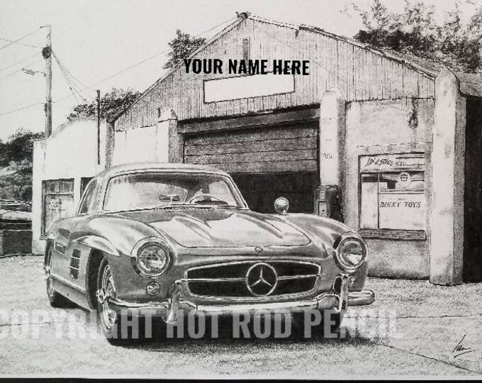 70-71-72-72-73 Plymouth Cuda Customized Pencil Drawing Print - Etsy