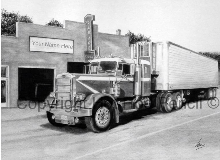 Custom Peterbilt Drawings