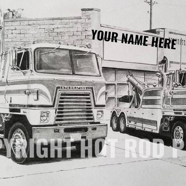Semi Truck Cabover Svg - Etsy