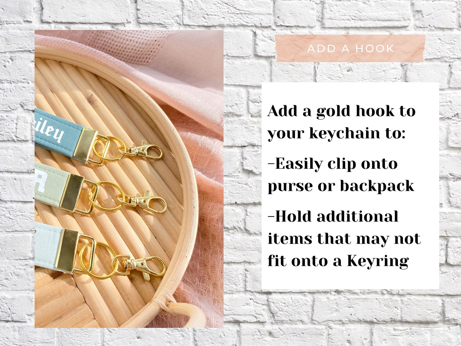 Personalized Name Keychain Wristlet for Women, Cute Sweet Sixteen Key ...