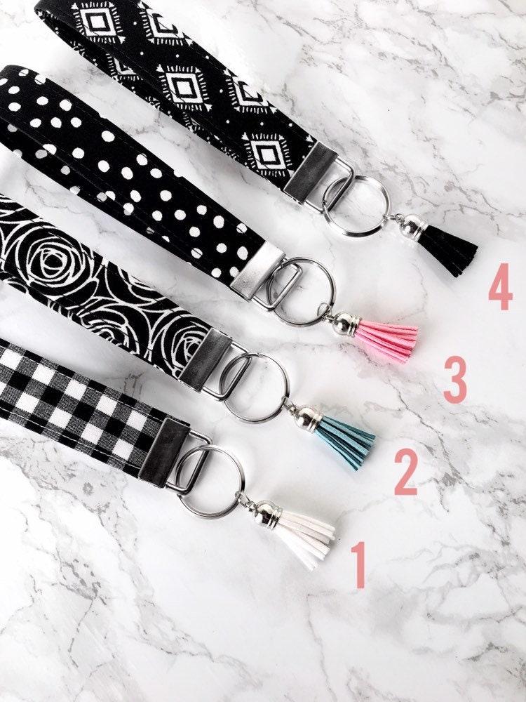 Custom Wristlet Keychain for Women Girly Keychain With - Etsy