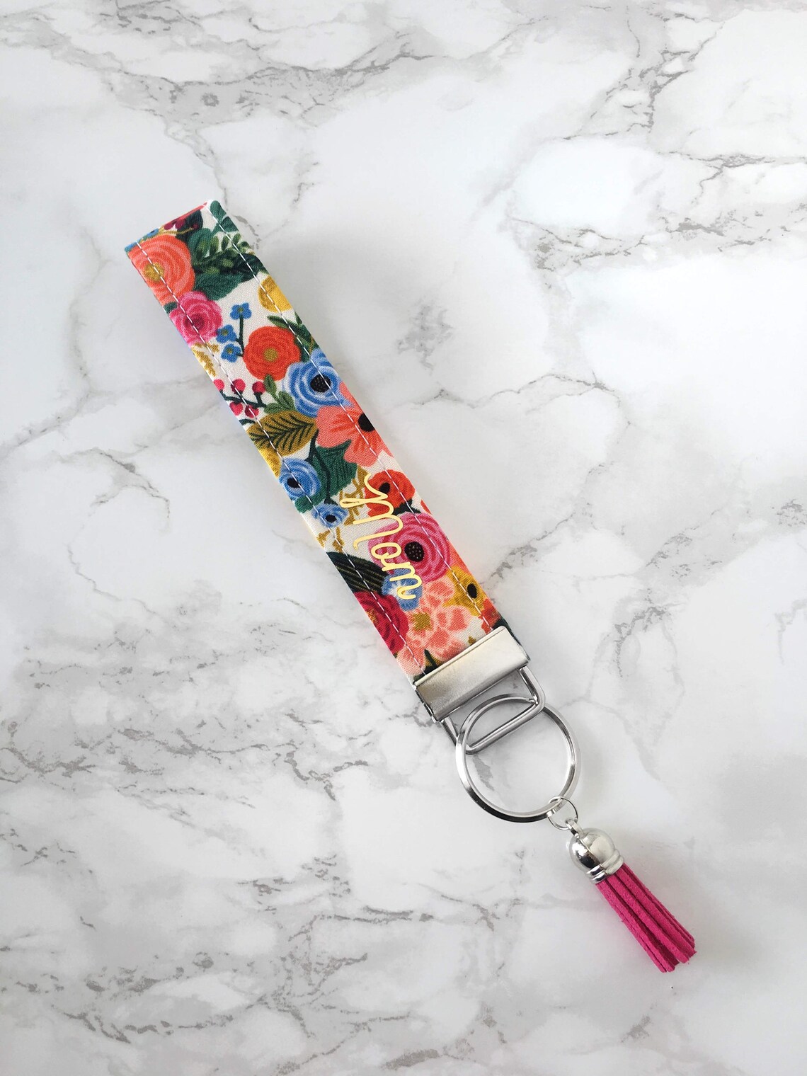 Rifle Paper Co Personalized Wristlet Keychain Gift for Her | Etsy