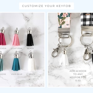 Marble Wristlet Keychain, Girly Keychain, Marble Key Fob Wristlet ...