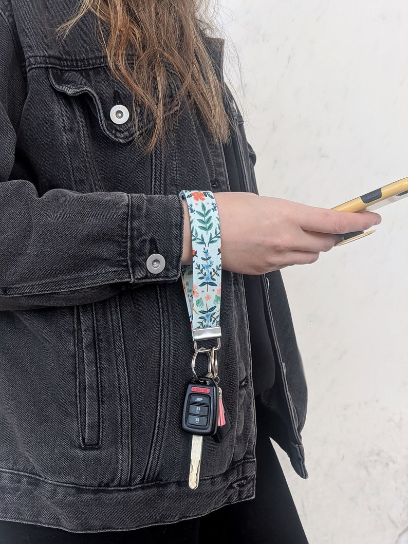 Rifle Paper Co Key Wristlet for Her, Wristlet for Woman, Floral ...