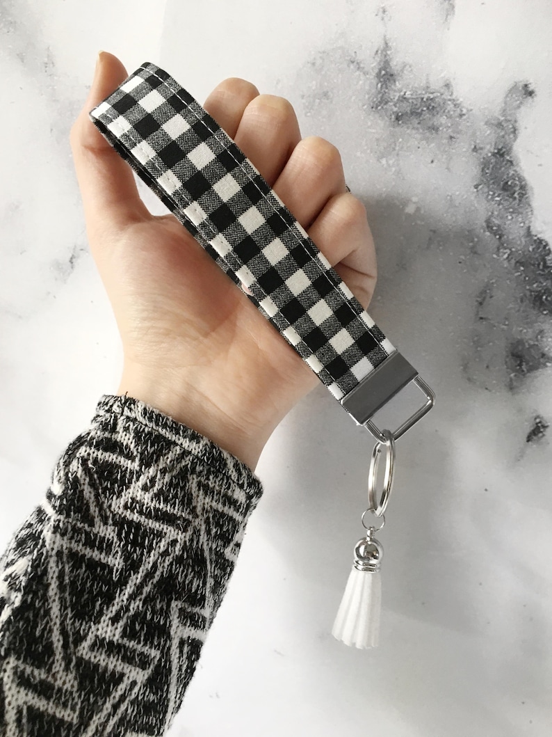 Custom Wristlet Keychain for Women Keychain with tassel Key | Etsy