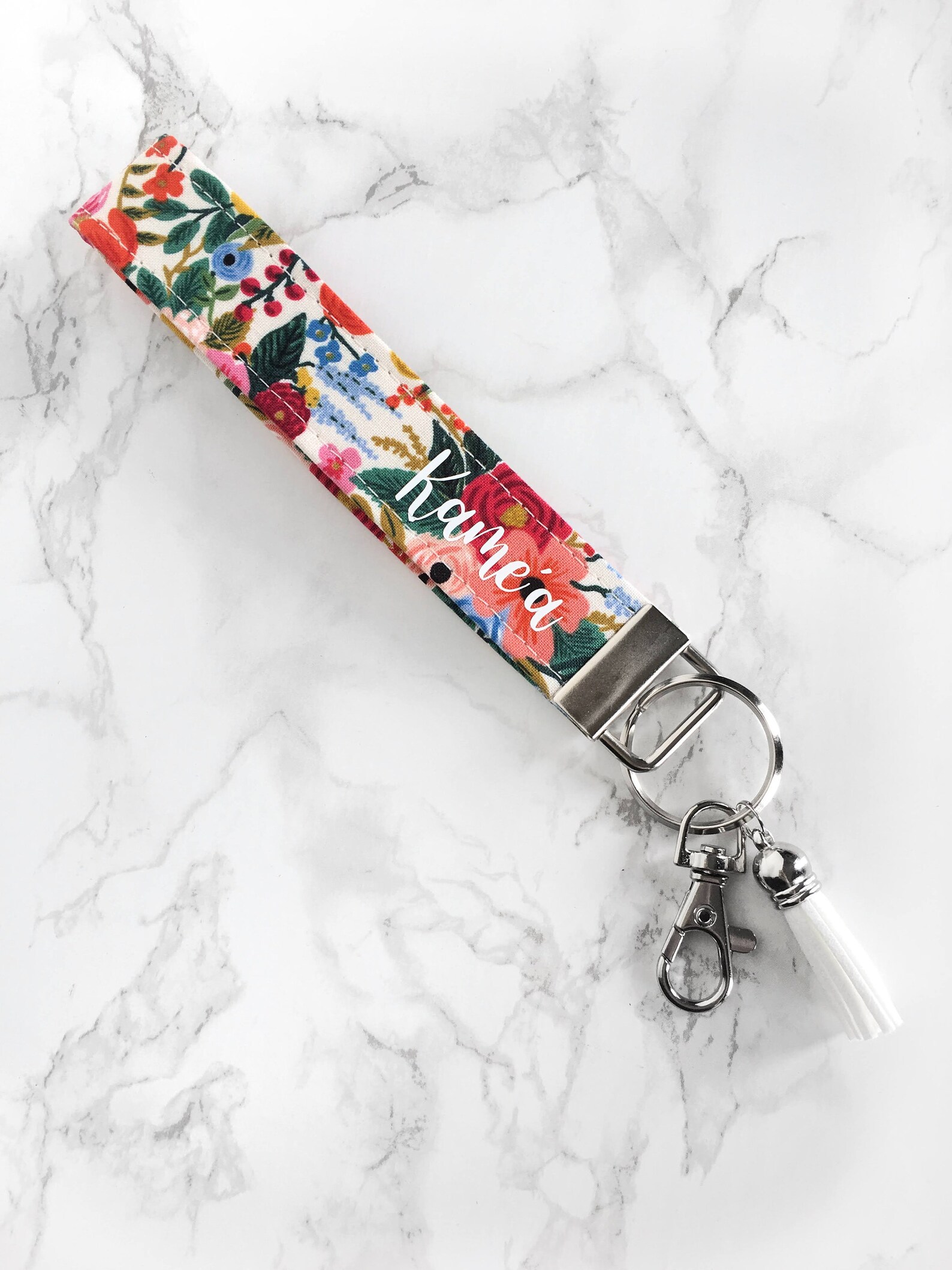 Rifle Paper Co Personalized Wristlet Keychain Gift for Her | Etsy