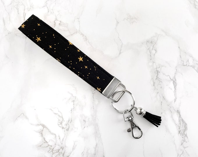 Star Keychain Wristlet Girly Keychain Key Fob Wristlet - Etsy