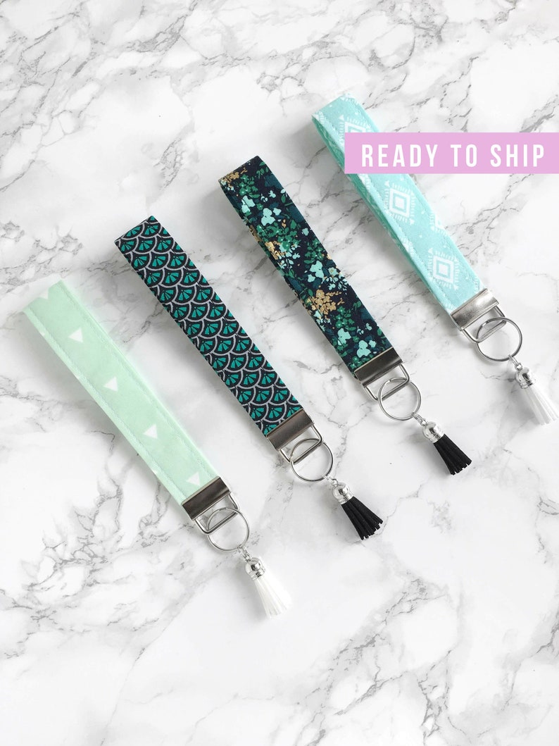 Custom Wristlet Keychain for Women Girly Keychain With - Etsy