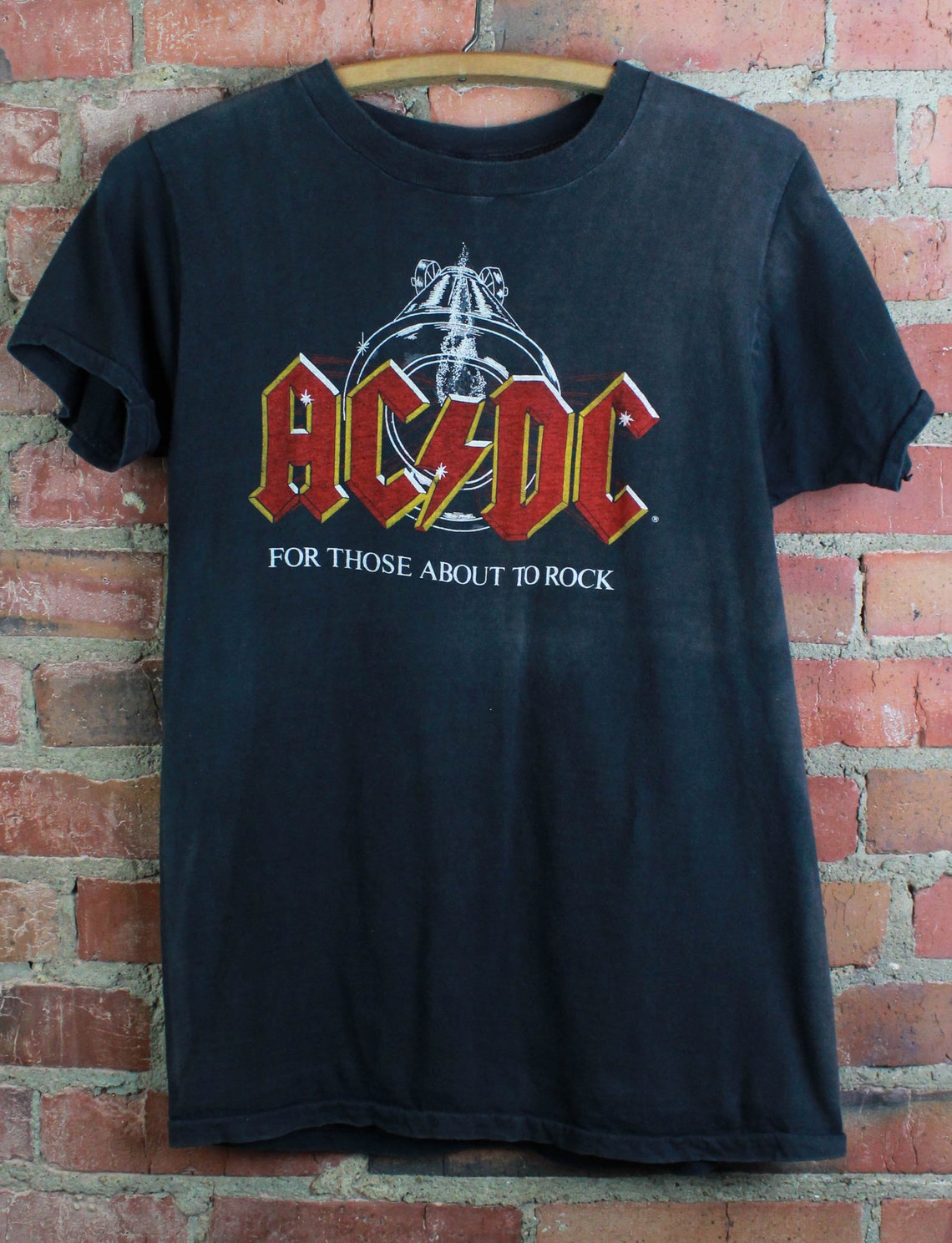 Vintage 1981 Ac Dc Concert T Shirt For Those About To Rock Etsy