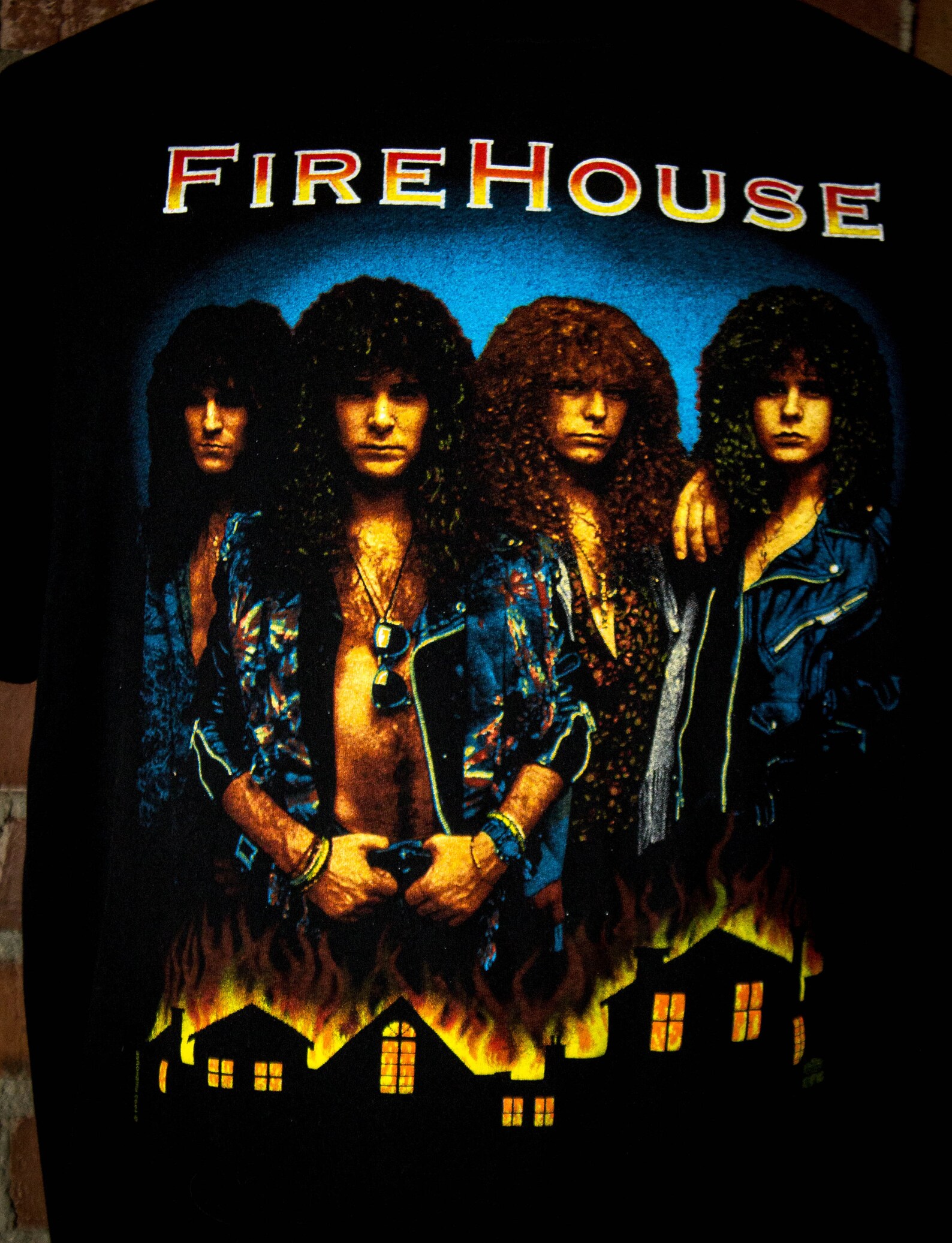 Vintage 1992 FireHouse Hold Your Fire Black Konzert T Shirt | Etsy