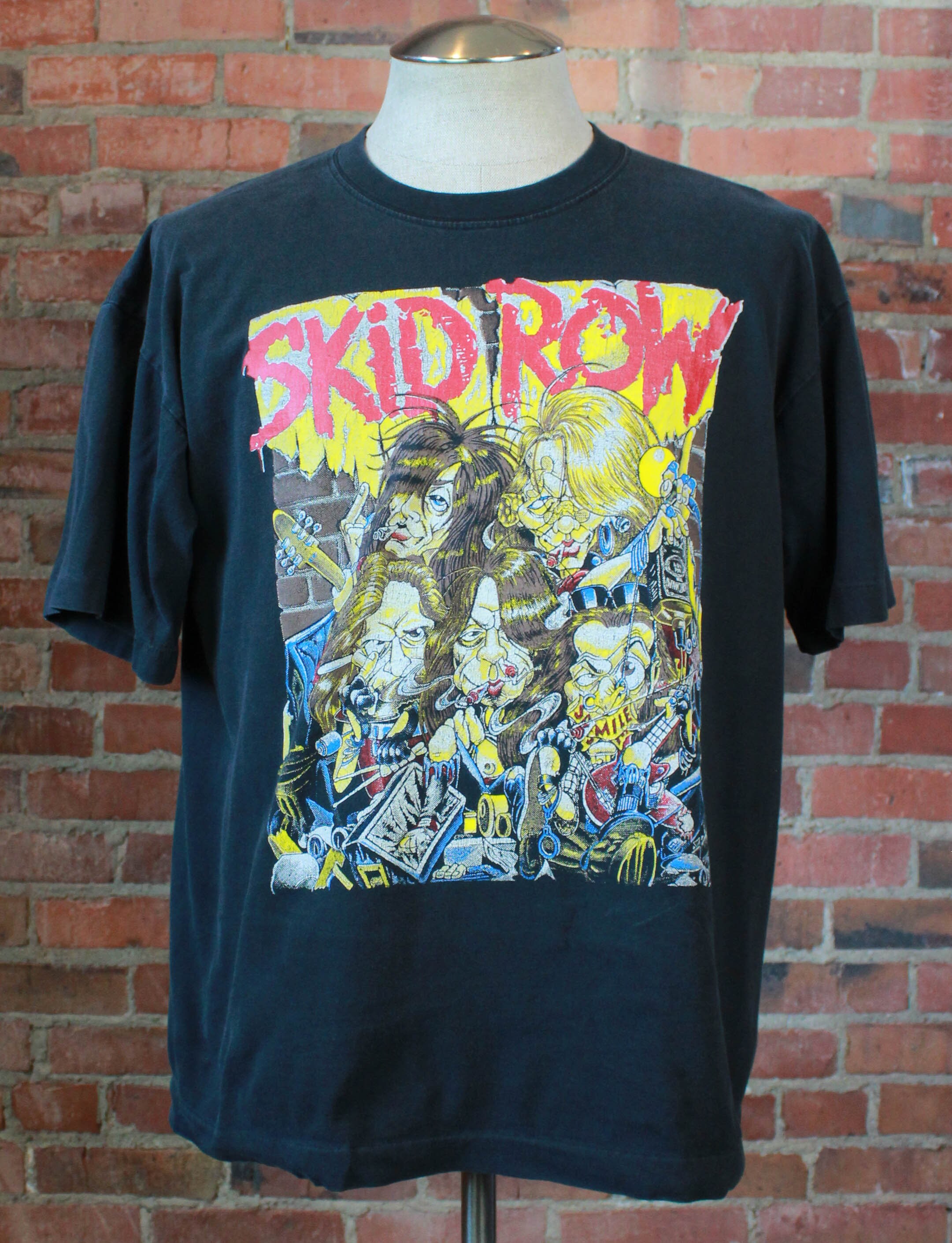 Vintage 1992 Skid Row Concert T Shirt B-Sides Ourselves Tour | Etsy