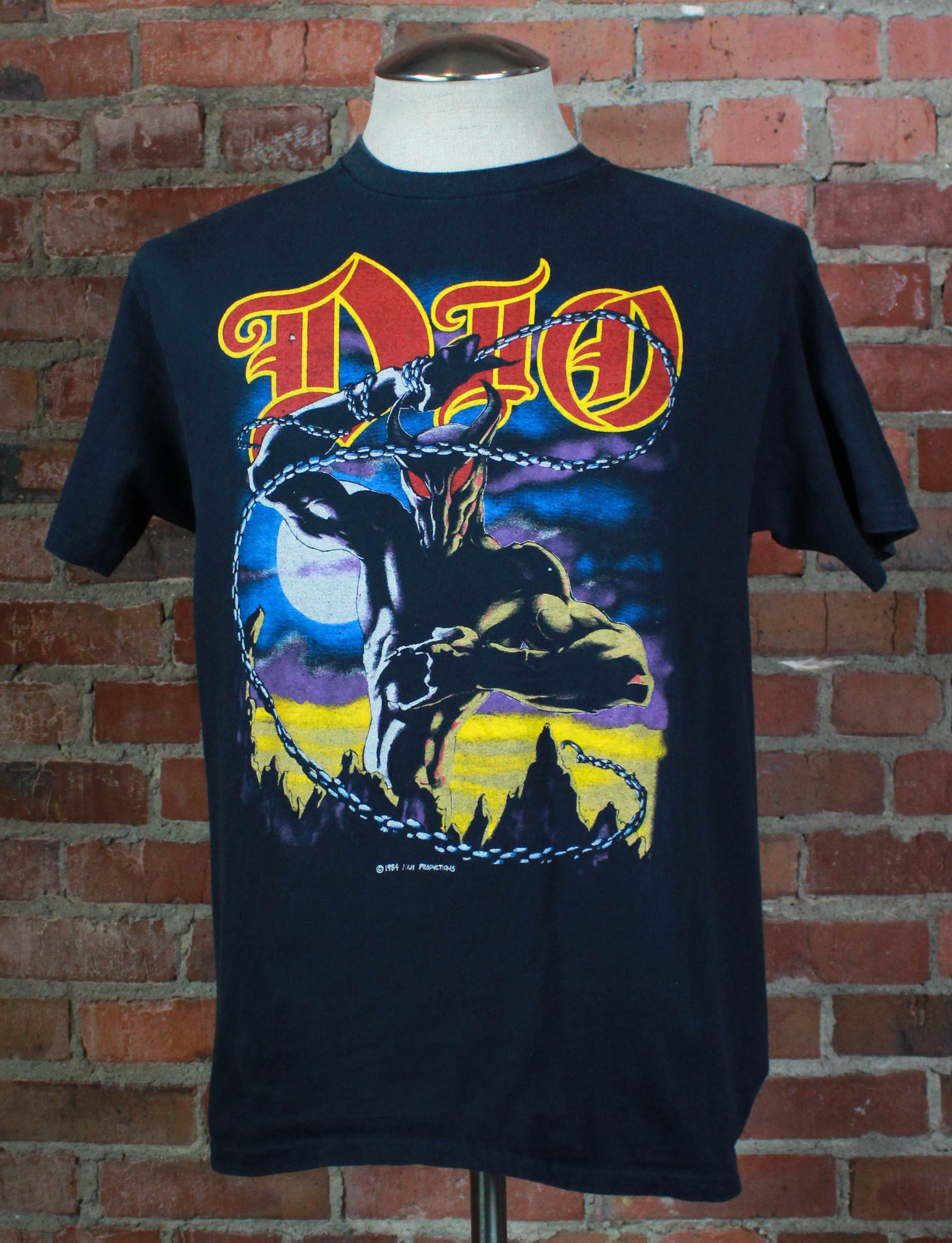 Vintage 1984 Dio Concert T Shirt Last In Line World Tour Black | Etsy