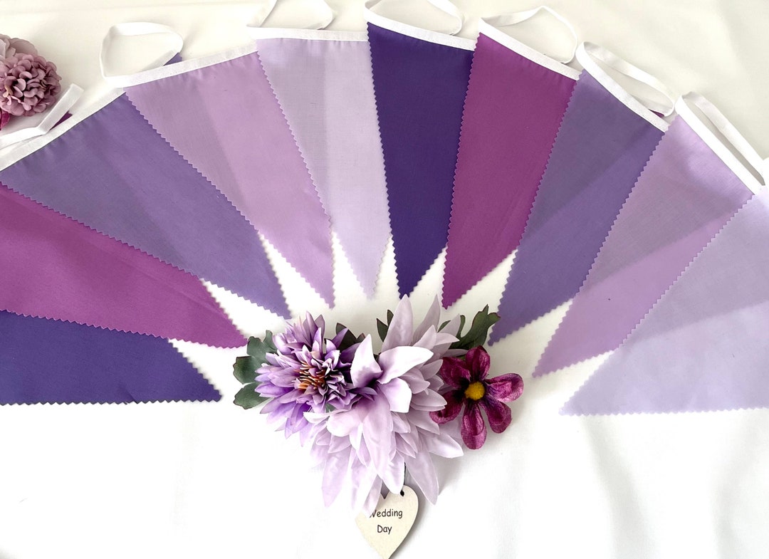 Various Sizes of Shades of Lilacs Code: L1 Party / Wedding Fabric ...