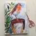 Robin Notebook A5 Spiral Bound Notepad Wildlife Art - Etsy