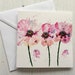 Pink Poppies Greetings Card 080 Floral Card Watercolour - Etsy