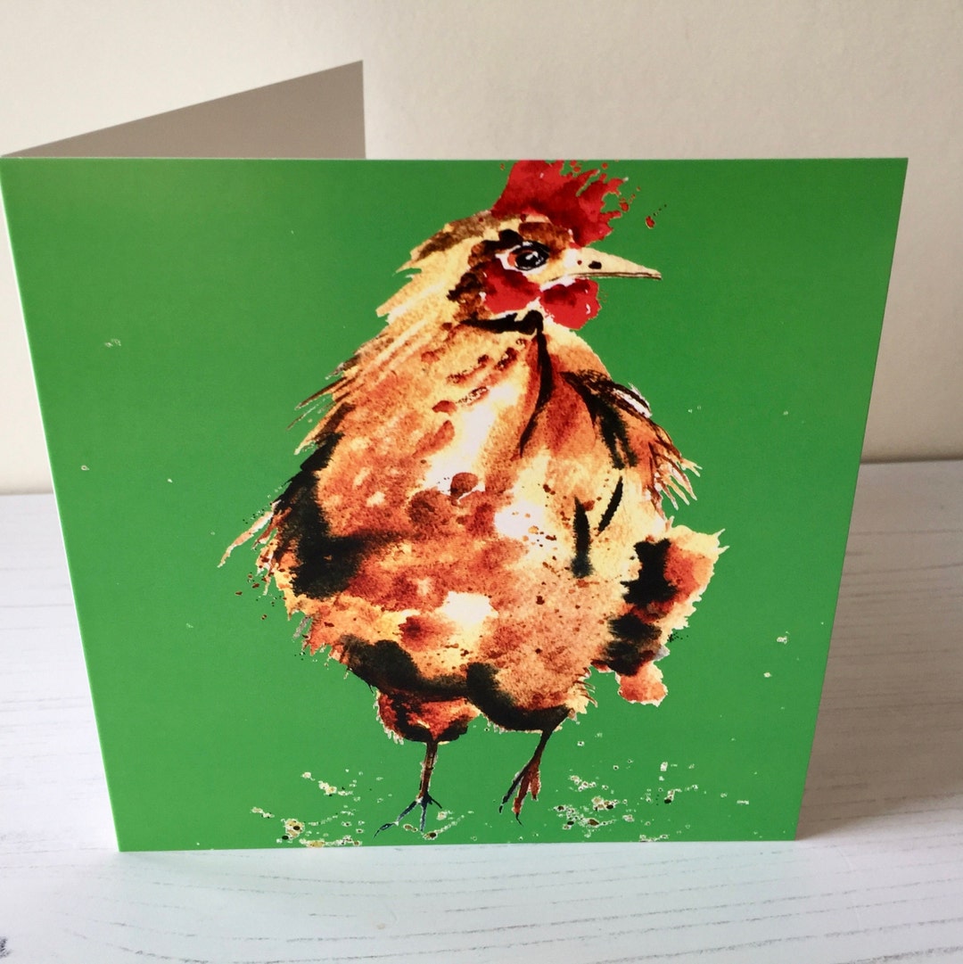 Gertie Green Greetings Card 147 watercolour Card Blank Inside Birthday ...