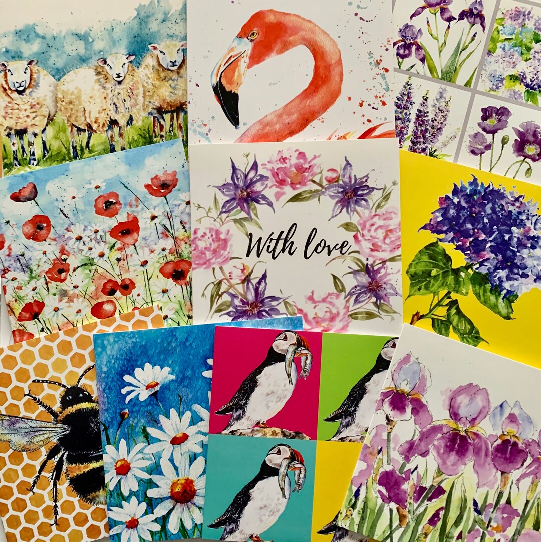 Card Assortment Pack J greeting Card Selection Mixed Pack of Cards ...