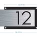 Custom House Number Civic Address Sign modern / contemporary | Etsy