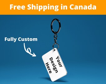 Customizable Car Keychain - Etsy