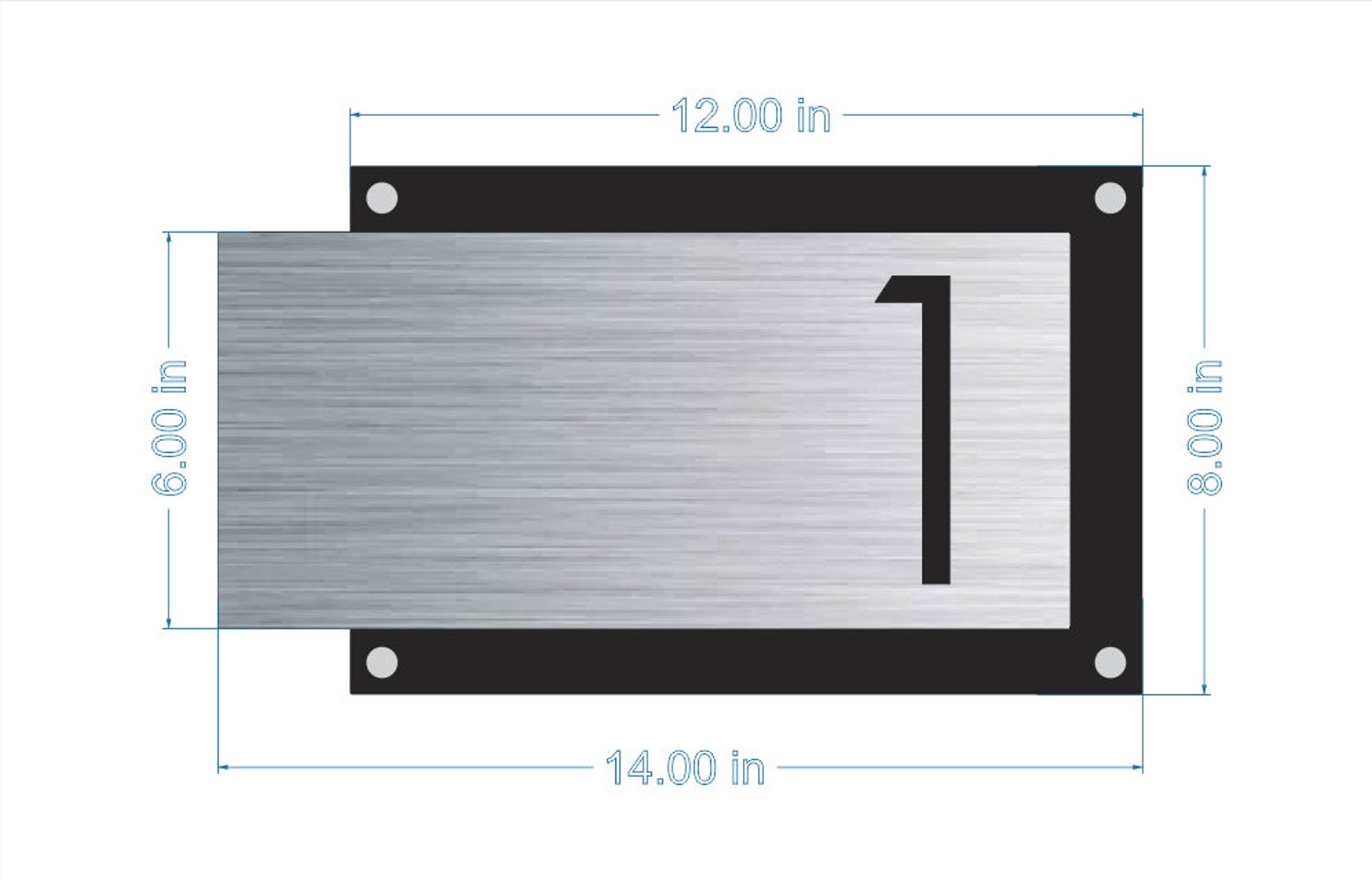 Custom House Number Civic Address Sign Modern / Contemporary - Etsy Canada