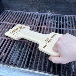 Personalized BBQ Scraper Custom Soft Wood BBQ Scraper BBQ Cleaner Grill ...