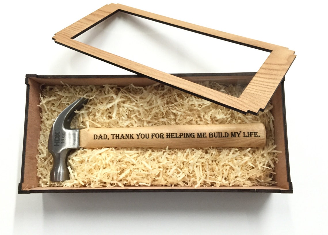 Custom Engraved Hammer / Wooden Gift Box Unique Gift for - Etsy