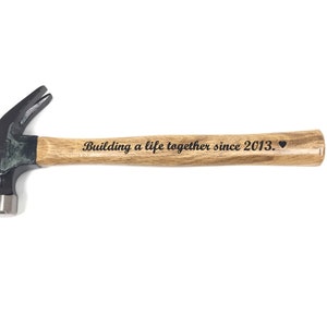 Custom Engraved Hammer / Wooden Gift Box Unique Gift for Fathers / Dad ...