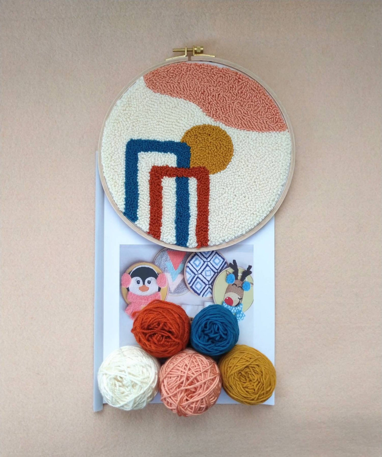 Abstract Doors Punch Needle Kit Starter Kit Punch Needle | Etsy