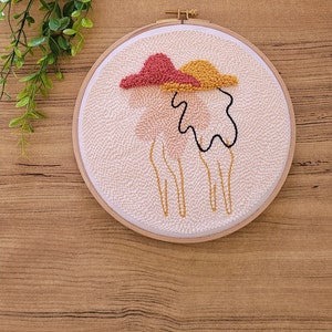 Friends Punch Needle Embroidery Kit, Starter Kit, Punch Needle Tutorial ...