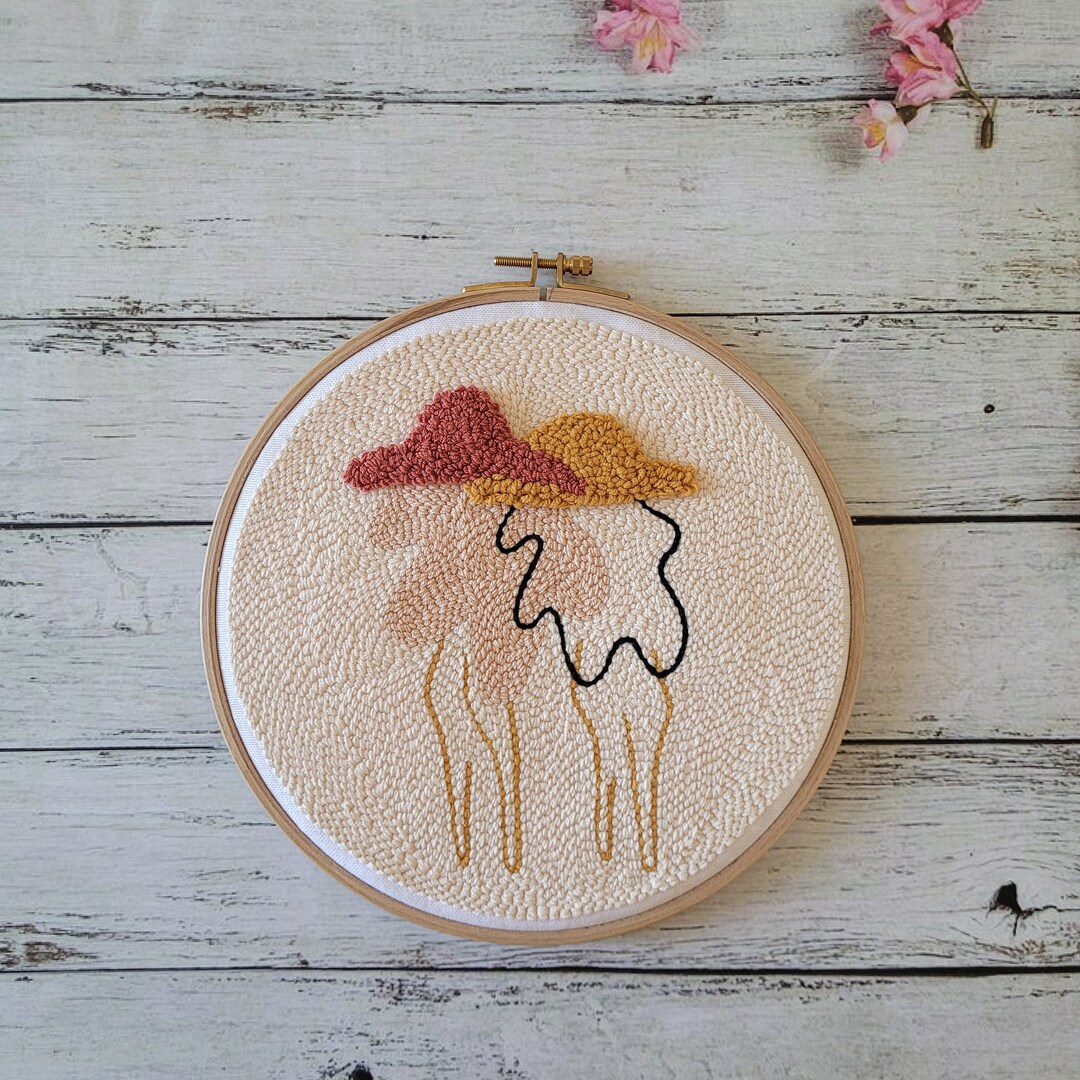 Friends Punch Needle Embroidery Kit, Starter Kit, Punch Needle Tutorial ...