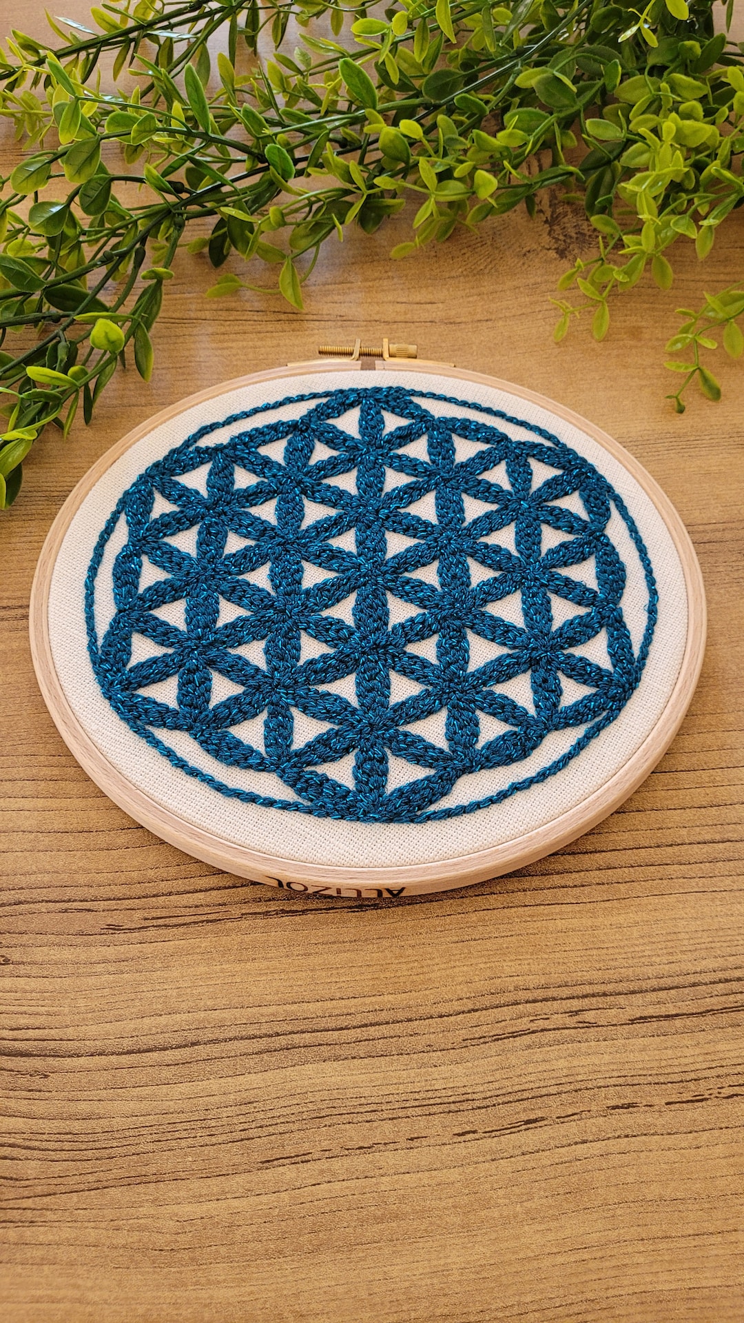 The Flower of Life Symbol Wall Decor, Sacred Geometry Symbol Home Decor ...