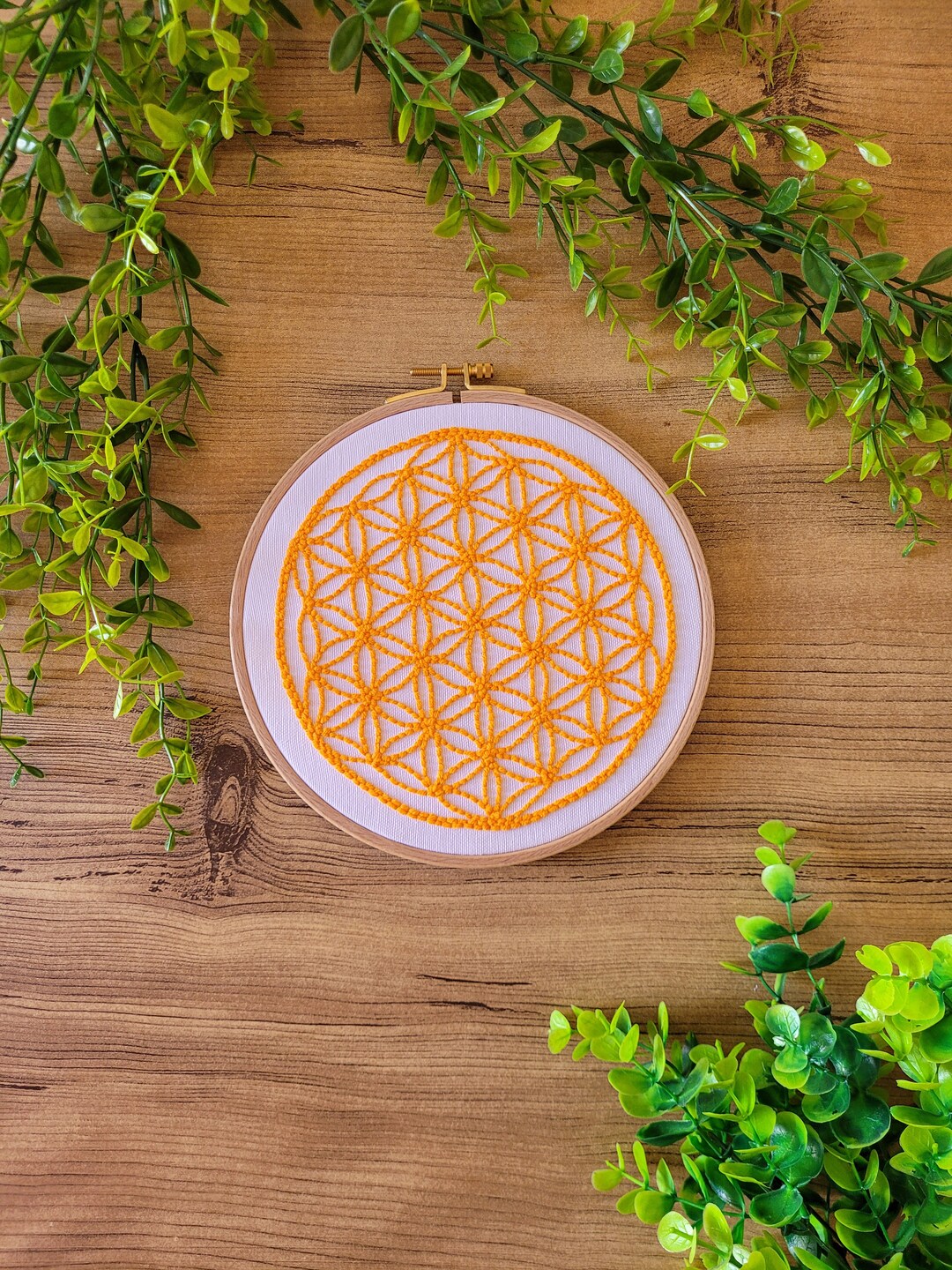 The Flower of Life Symbol Wall Decor, Sacred Geometry Symbol Home Decor ...
