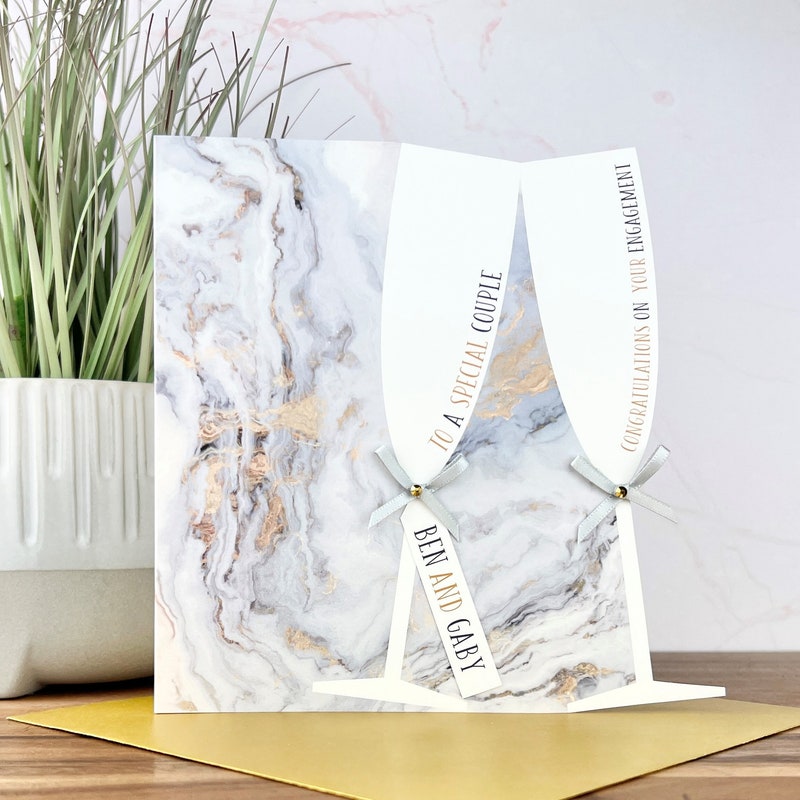 Engagement Card - Etsy