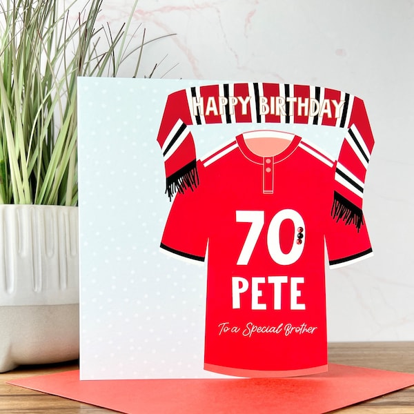 Manchester United 18th Birthday Card - Etsy UK