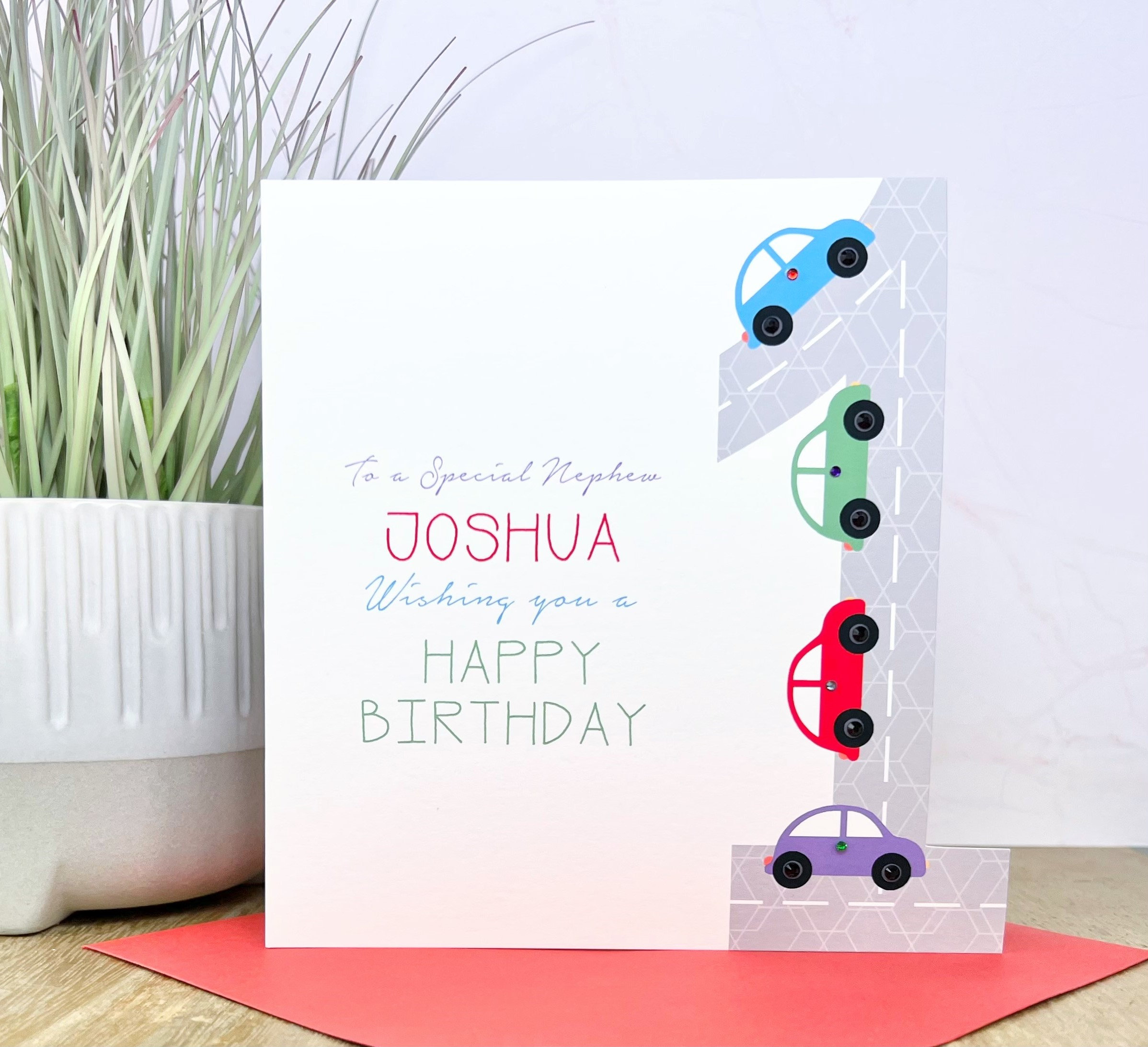 Personalised Handmade Car Birthday Card 1st2nd3rd4th5th - Etsy UK