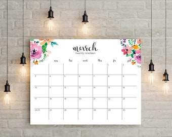 Calendar frame | Etsy