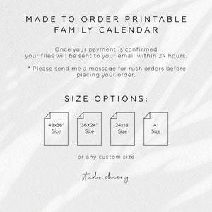 Family Planner Printable Family Calendar Family Organizer Family ...