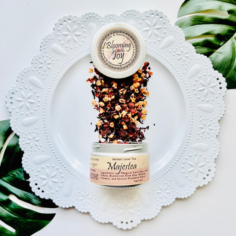 Magical Fairy Dust Tea -fairy Tea Party - Herbal Hibiscus Tea - Fruity ...