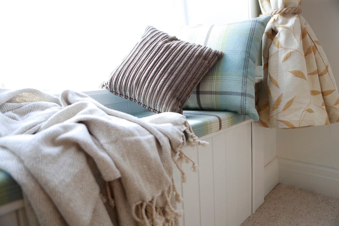 Decorative Window Cushion COVER, Bay Window Seat Cushion, Daybed ...