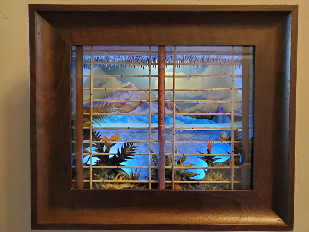 Tiki Room Window/trader Sams 8 X 10 LIGHTED hanging STOCK - Etsy