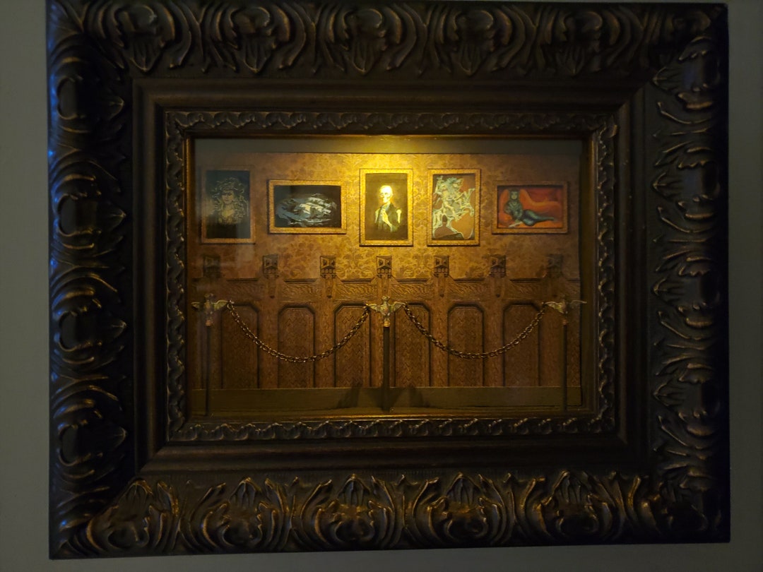 Haunted Mansion Changing Portraits - Hanging- LIGHTED (stock Image ...