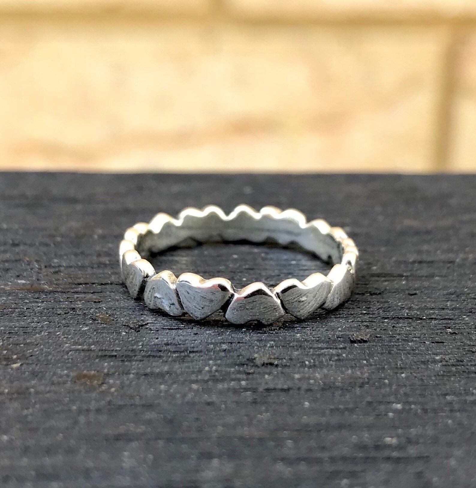 Genuine 925 Sterling Silver Heart Ring Solid Heart Ring - Etsy Australia