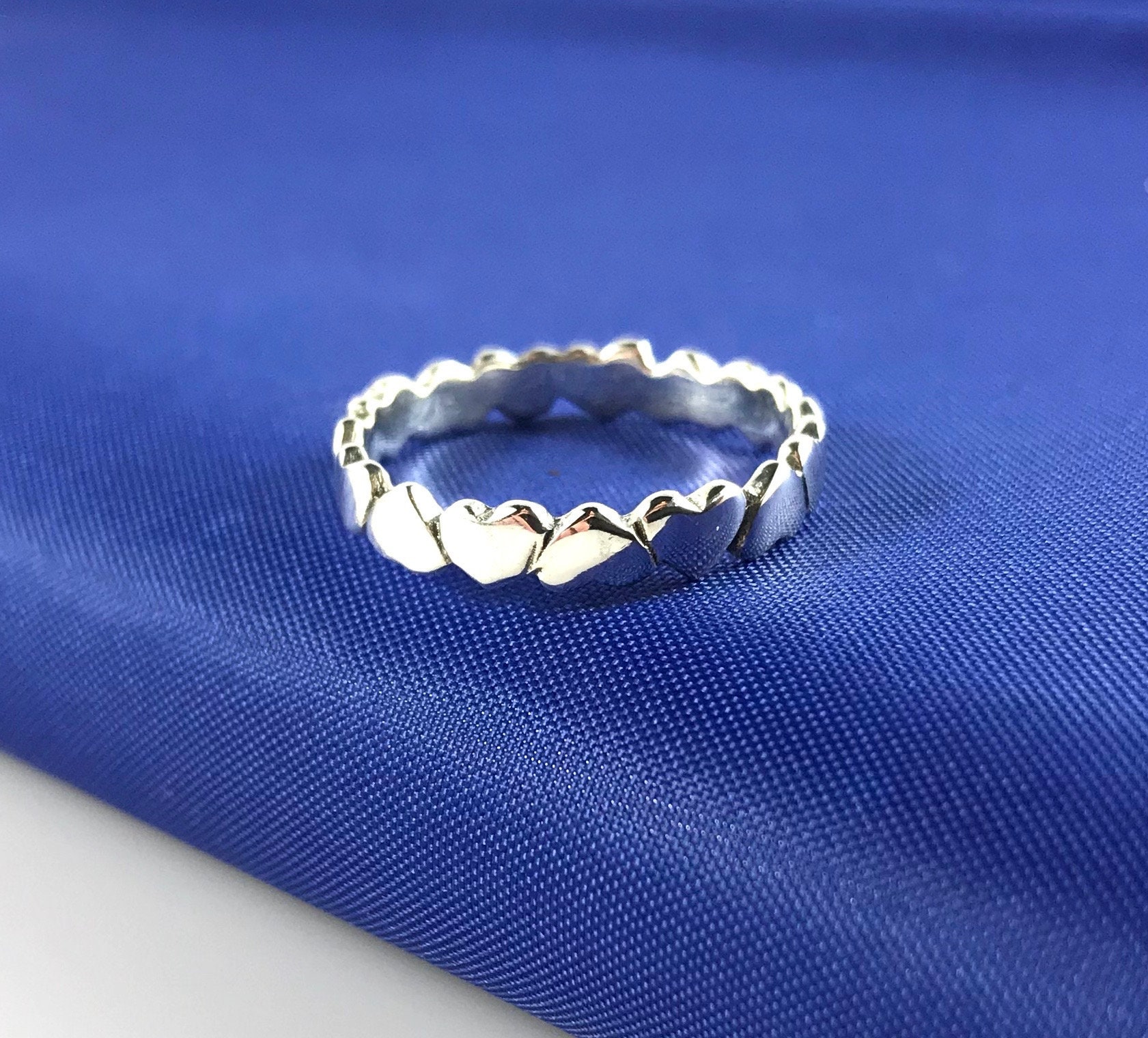 Genuine 925 Sterling Silver Heart Ring Solid Heart Ring - Etsy Australia