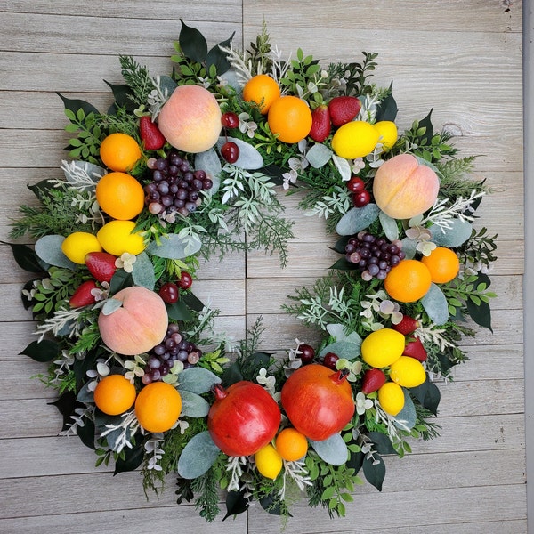 Fruit Wreath - Etsy