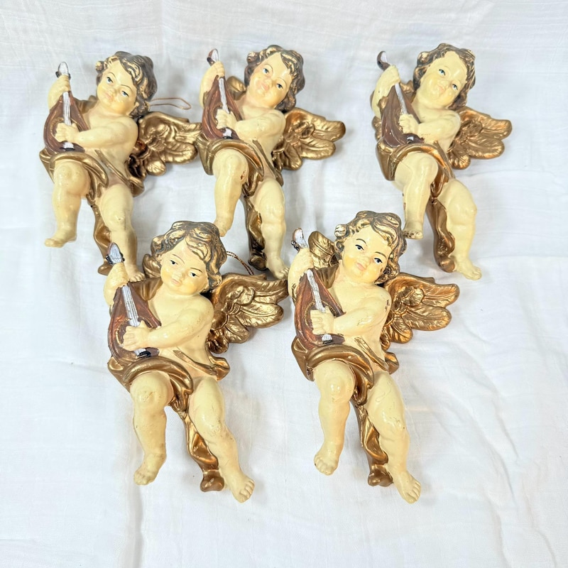Gold Cherubs Ornament - Etsy