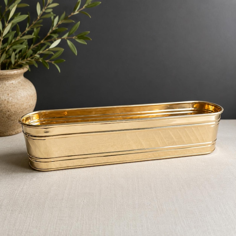 Vintage Oblong Planters - Etsy