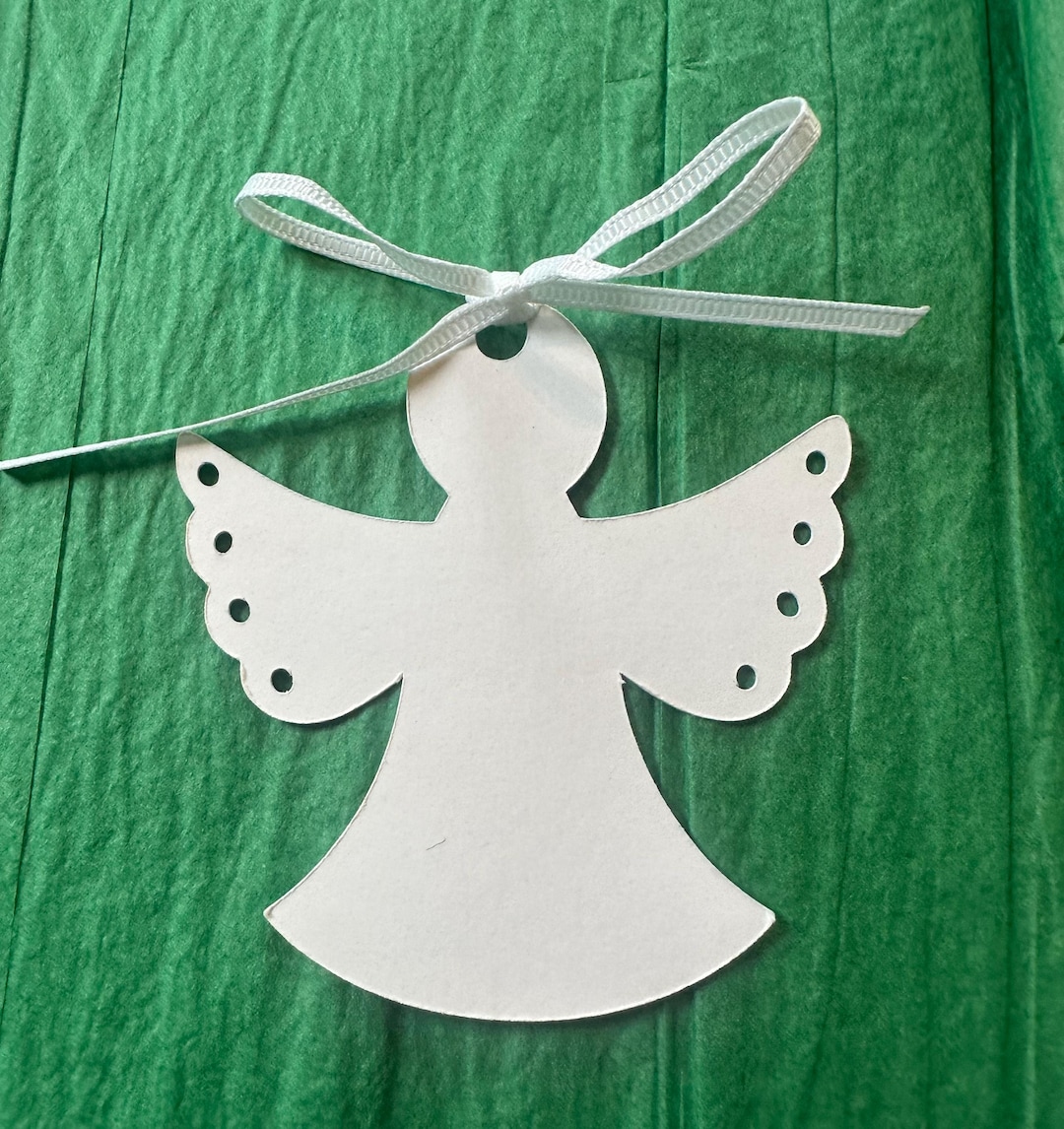 Angel Gift Tag/christmas Wrapping Tag/christmas Gift Tag/angel Holiday ...