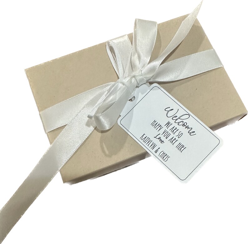 Wedding Personalized Favor Tag/we Are so Happy You Are Here - Etsy