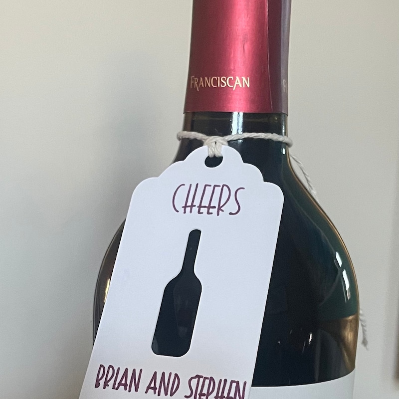Wine Bottle Tags - Etsy
